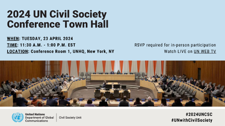 2024 UN Civil Society Conference Town Hall – Asia Pacific Womens Watch